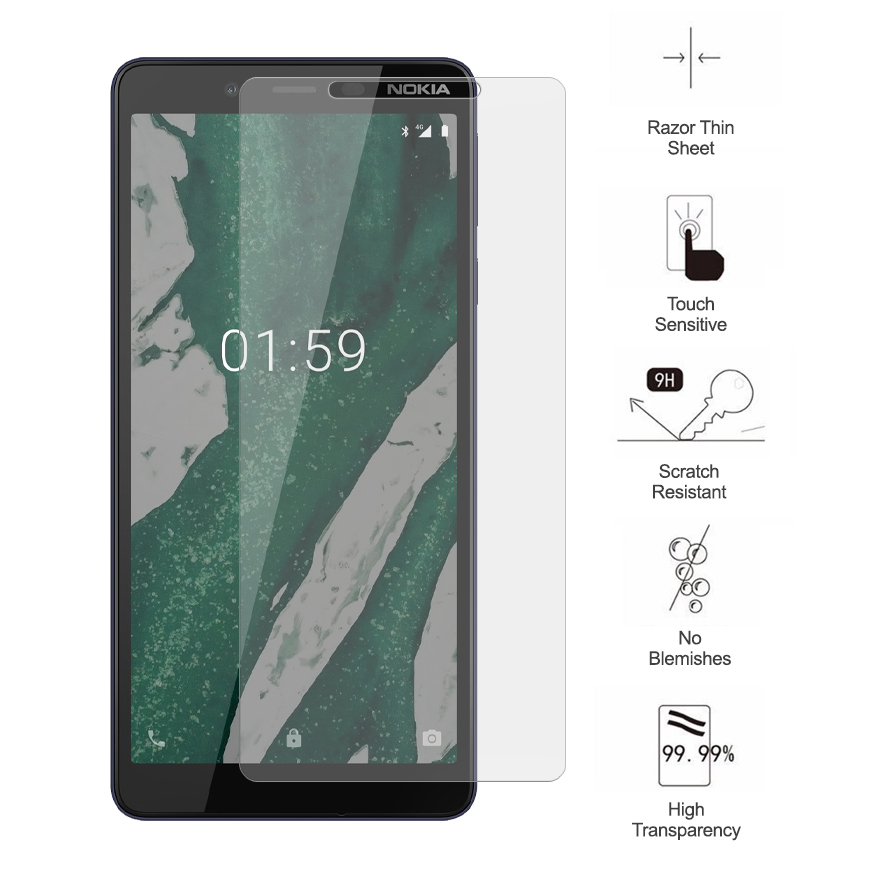 Tempered Glass Screen Protector for Nokia 1 Plus